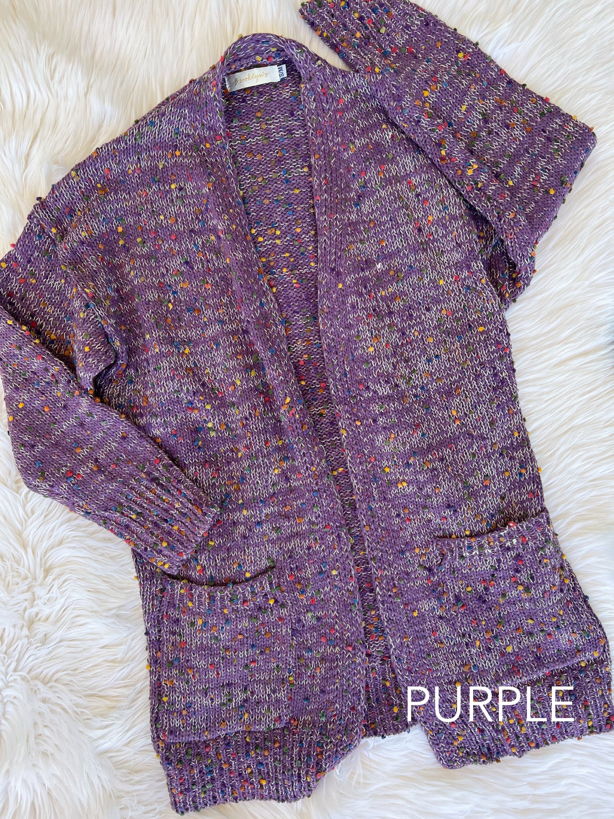 The Confetti Cardigan // 10 Colors – Brooklyn's Boutique