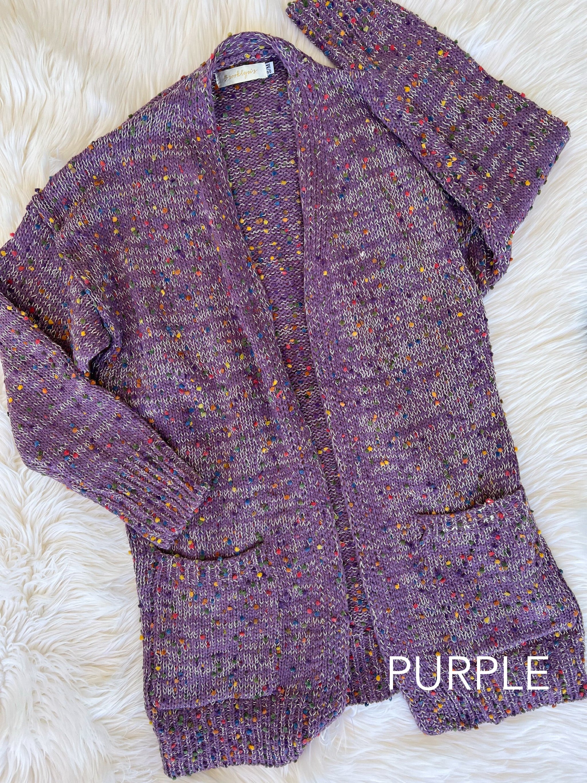 The Confetti Cardigan // 10 Colors – Brooklyn's Boutique