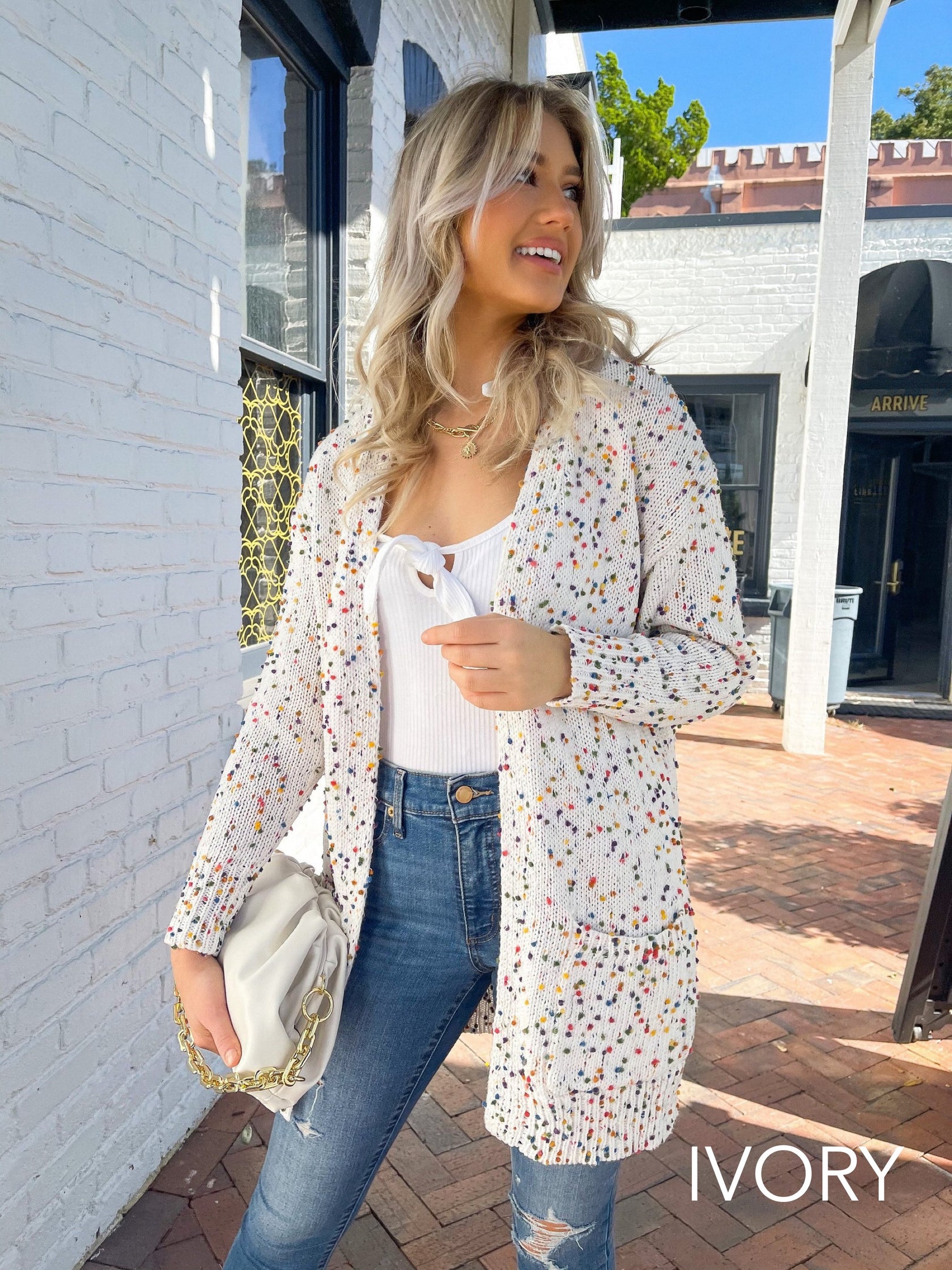 The Confetti Cardigan // 10 Colors – Brooklyn's Boutique