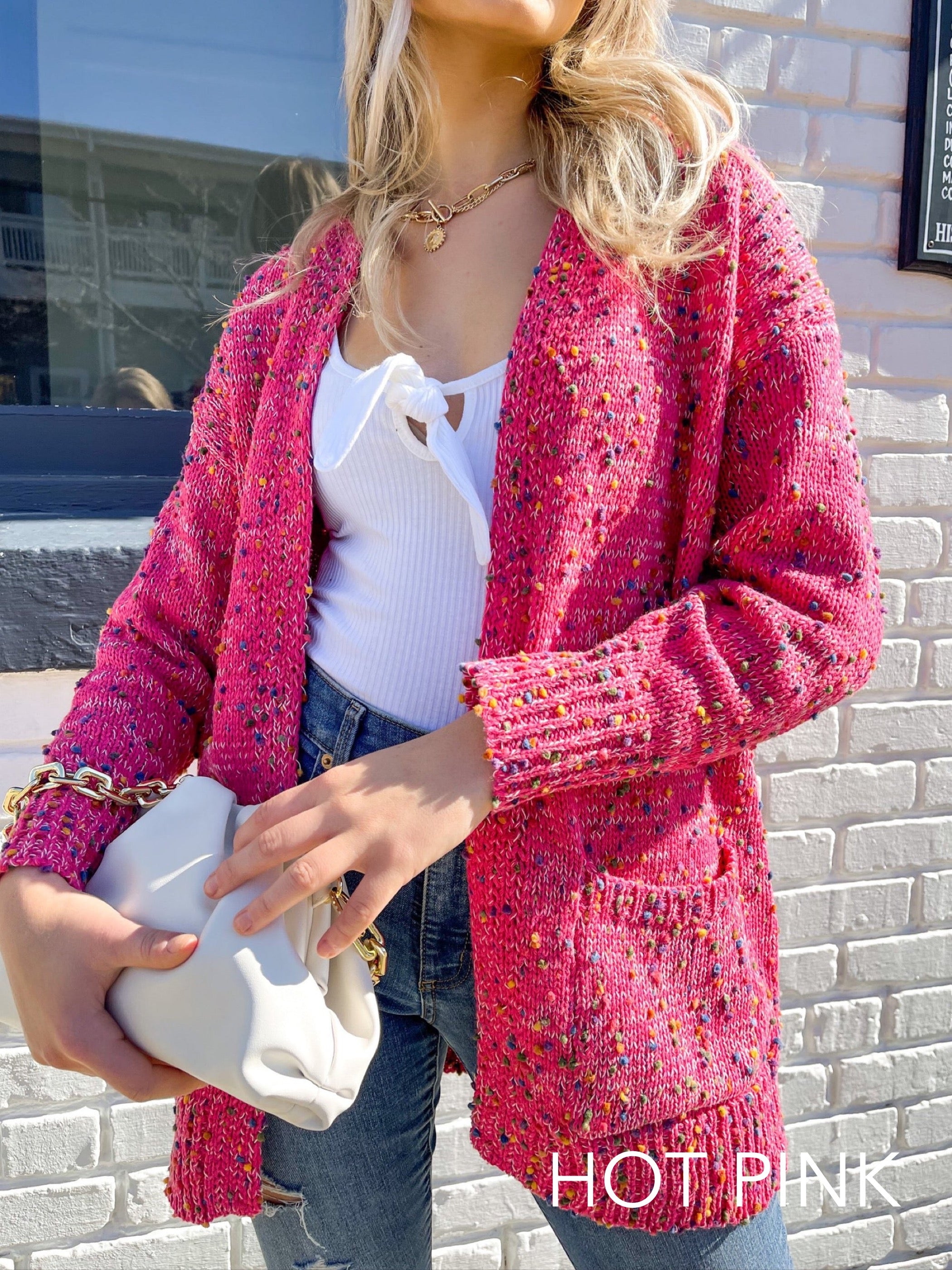 The Confetti Cardigan // 10 Colors – Brooklyn's Boutique